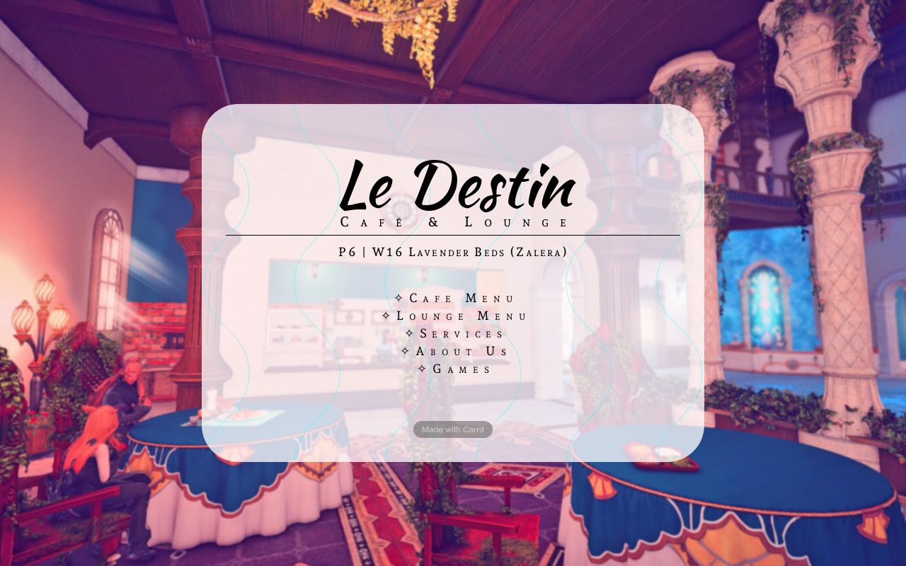 Le Destin | Café & Lounge